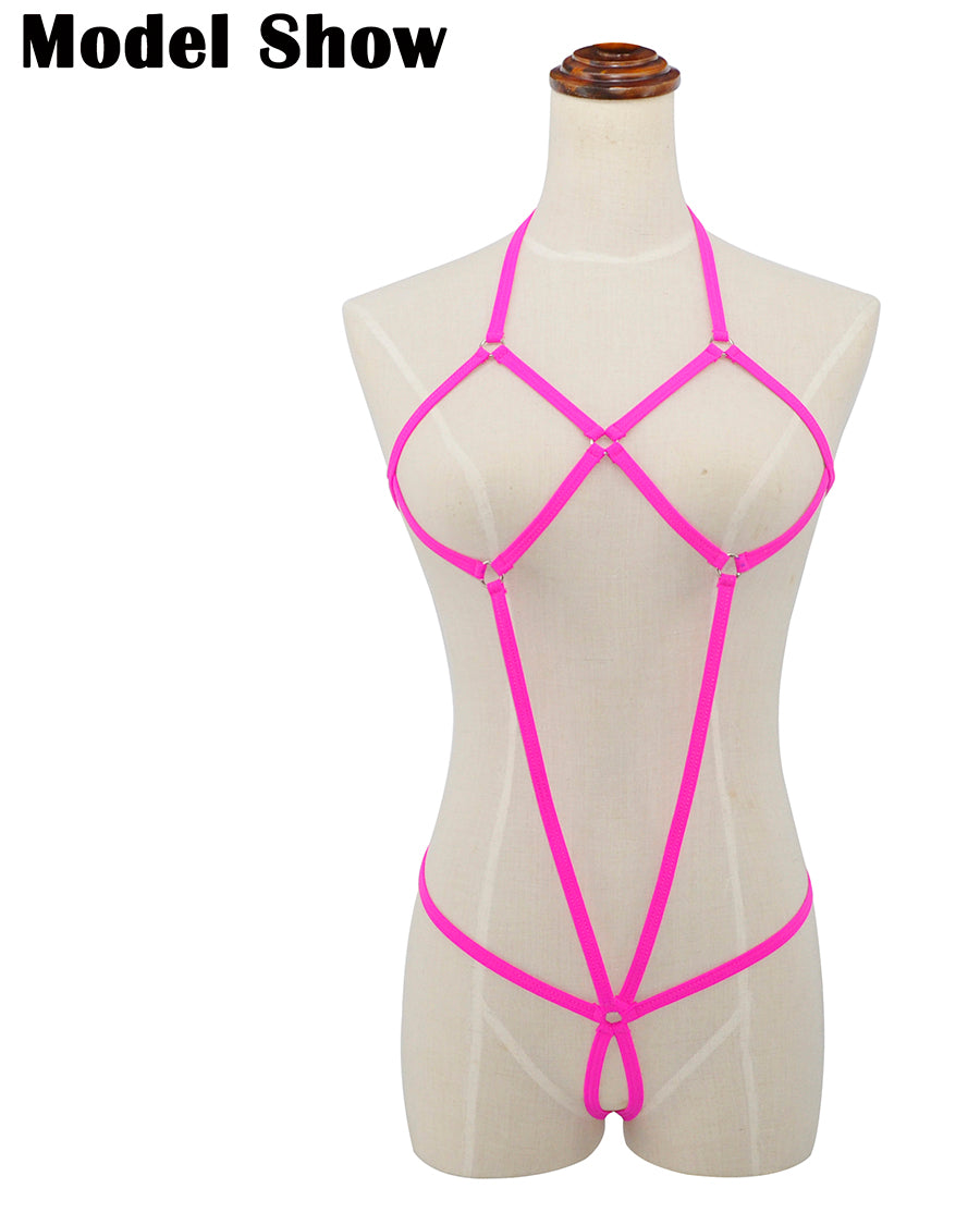 Sherrylo White Extreme One Piece String Bikini Micro Bikini Sherrylo