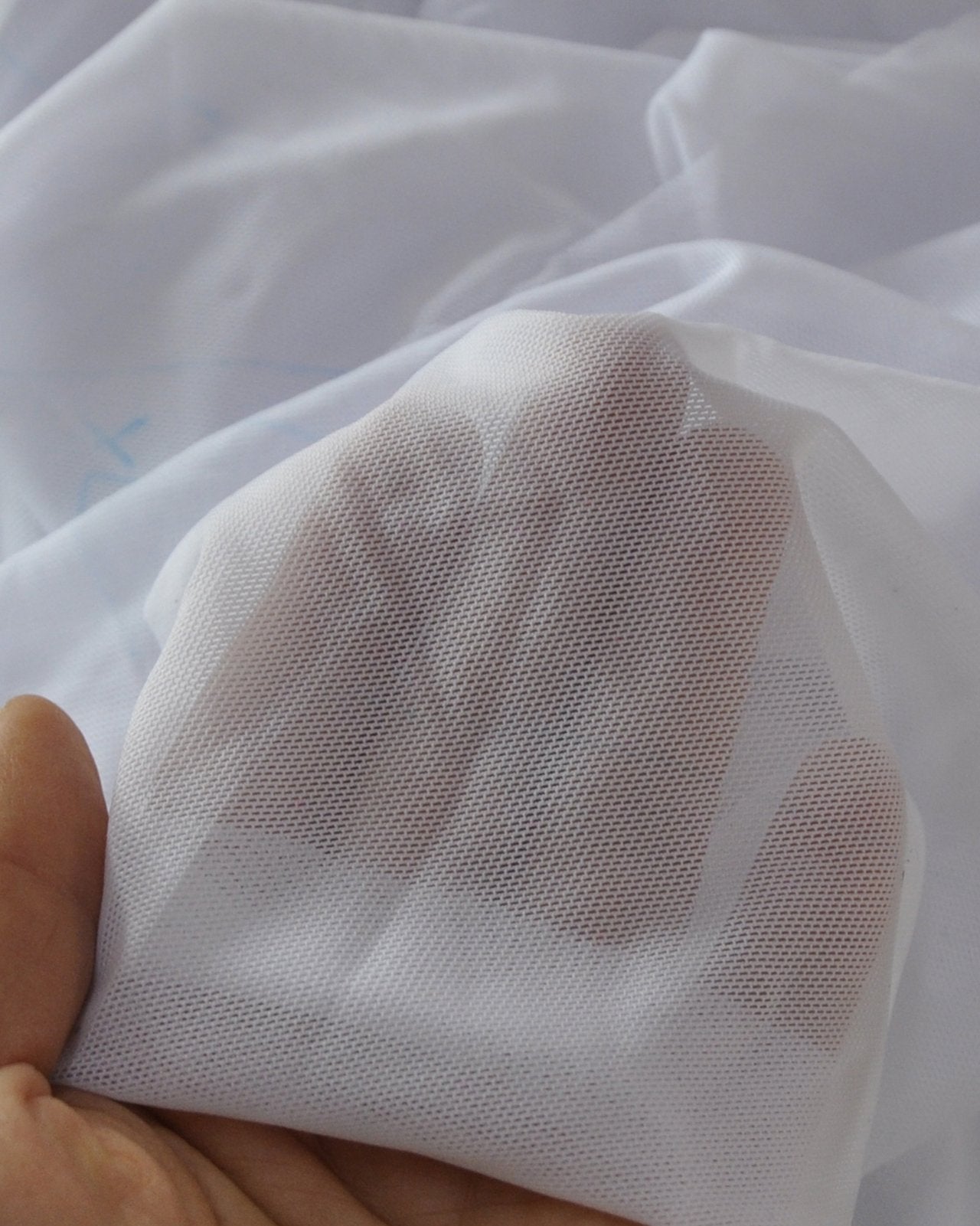 White Mesh Bodysuit for Women Sheer Teddy See Through Monokini ...